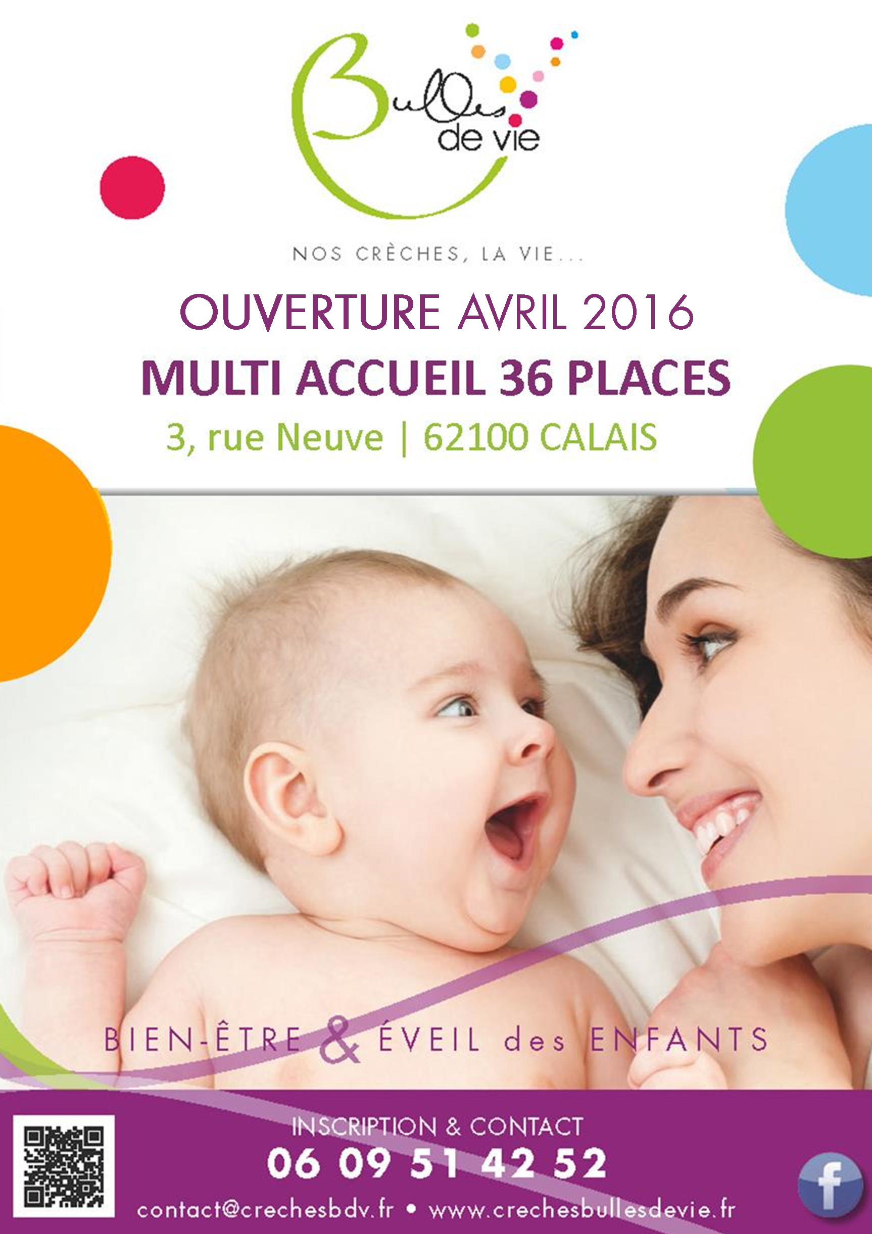 flyer calais bdv — Crèches Bulles de Vie